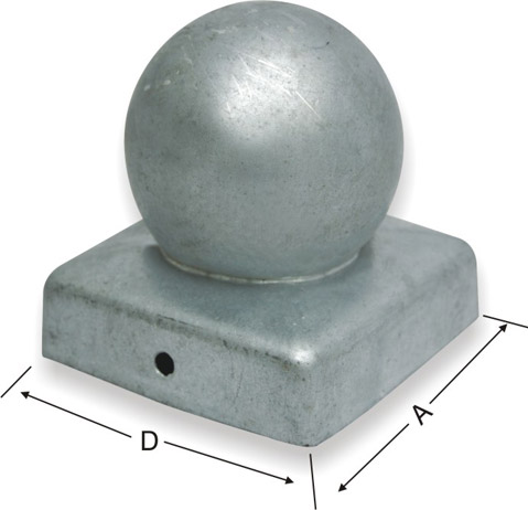 Post cap with ball - Prachi International