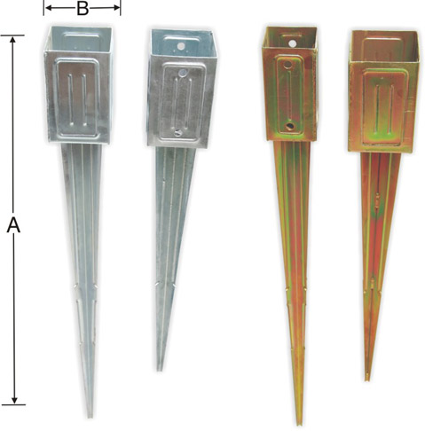 Post Shoe With Ground Spike - Prachi International